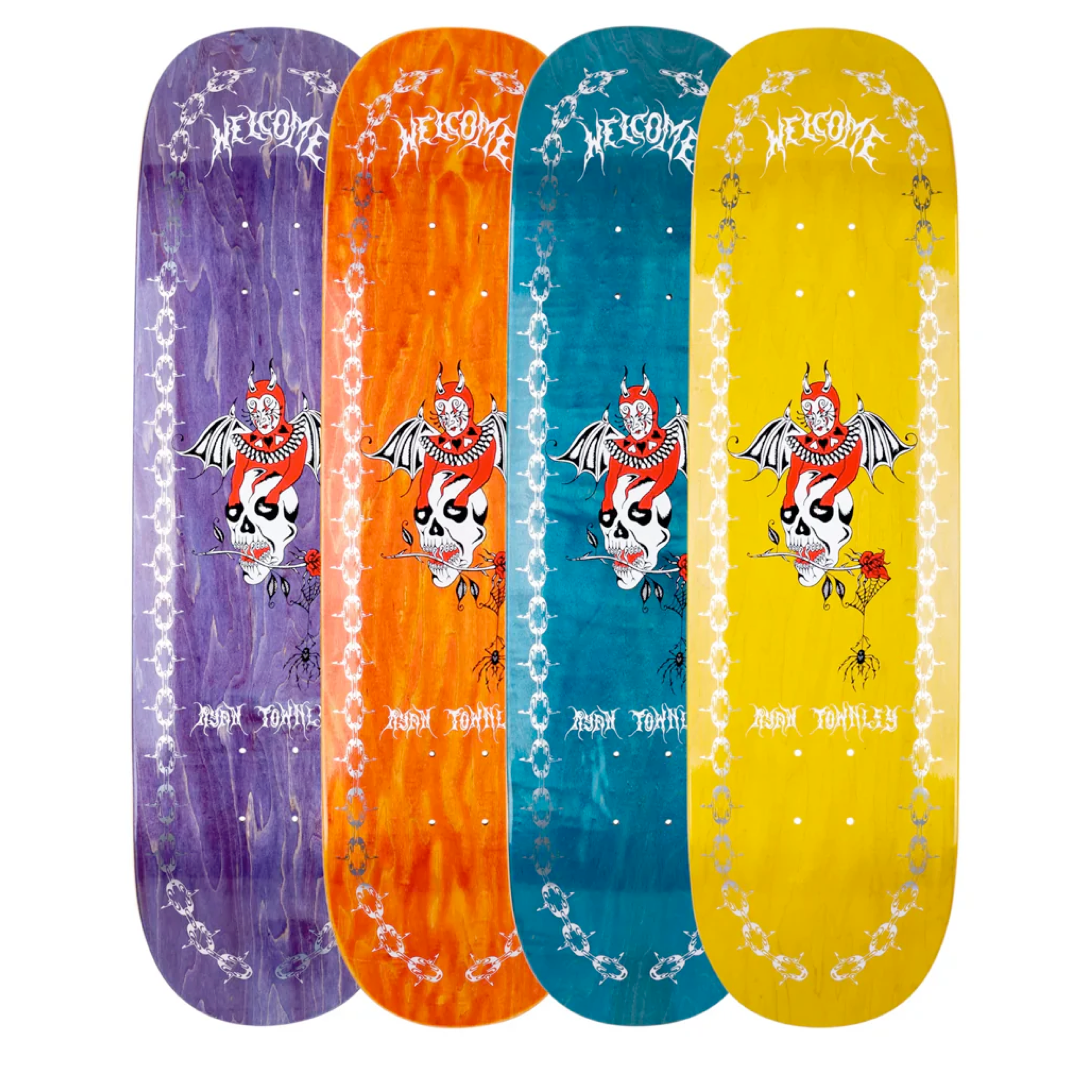 Welcome Skateboards Angel Ryan Townley Pro Model on Enenra 8.5" (Vario ...